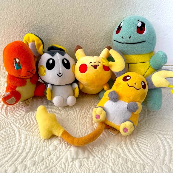 Pokemon | Other | Pokmon Plush Bundle Lot Of 5 Stuffed Characters Anime ...